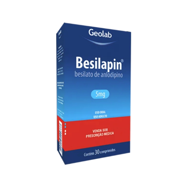 Besilapin Amlodipina 5mg x 30 Comprimidos Geolab - Farmadon - La ...