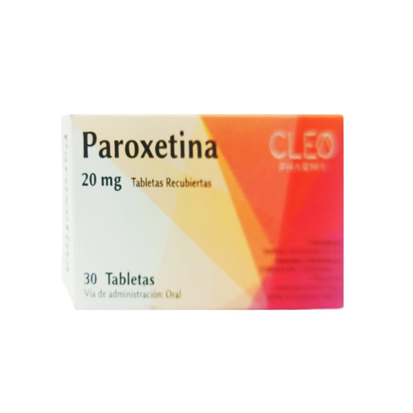 Paroxetina 20mg x 30 Tabletas Cleo Pharma - Farmadon - La Farmacia de ...