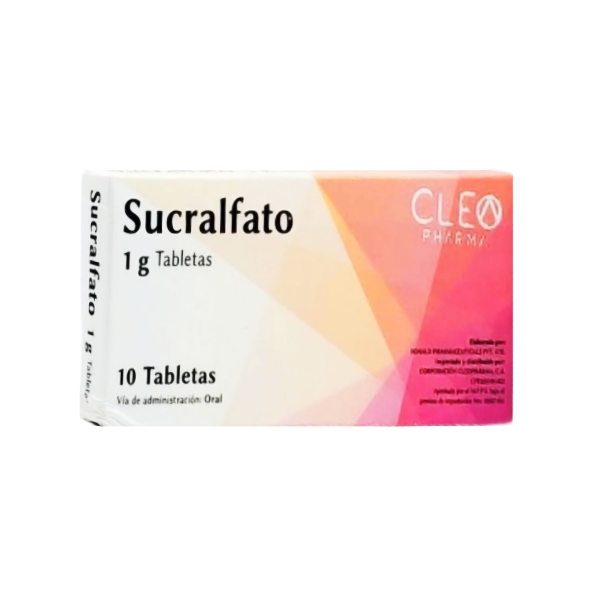 Sucralfato 1gr x 10 Tabletas Cleo Pharma - Farmadon - La Farmacia de la ...