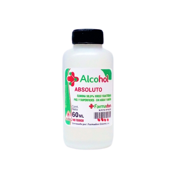 Alcohol Absoluto 60ml - Farmadon - Farmadon - La Farmacia de la Esquina
