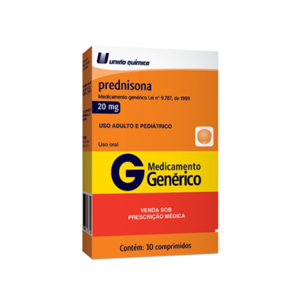 Prednisona 20mg X 10 Comprimidos Uniao Quimica - Farmadon - La Farmacia ...