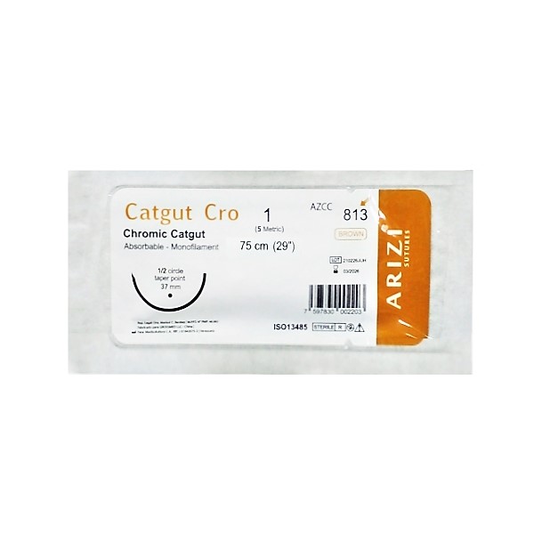 Sutura Catgut Cromico 1 75Cm Aguja Curva Arizi - Farmadon - La Farmacia ...
