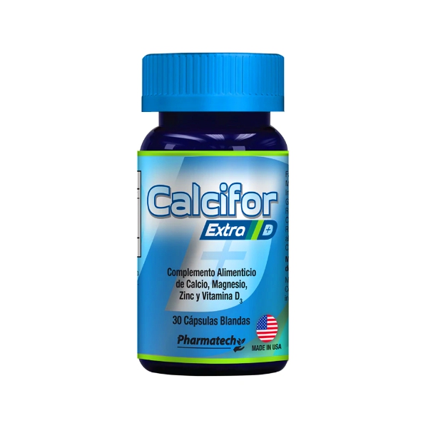 Calcifor Extra D Calcio + Magnesio + Zinc + Vitamina D X 30 Tabletas ...