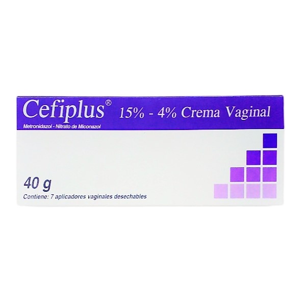 Cefiplus Metronidazol+Miconazol 15%-4% Crema Vaginal X 40Gr. Dollder ...