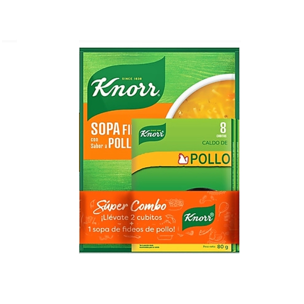 Knorr Super Combo 1 Sopa+2 Cubito - Farmadon - La Farmacia de la Esquina