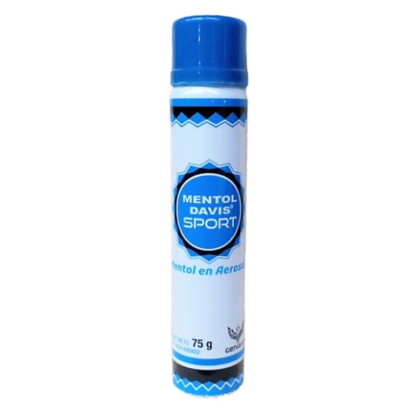 Mentol Davis Sport Aerosol 75Gr. - Farmadon - La Farmacia de la Esquina