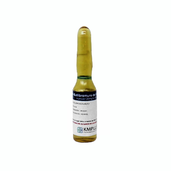 N-Butilbromuro De Hioscina Ampolla20Mg/Ml I.M/I.V Kmplus - Farmadon ...