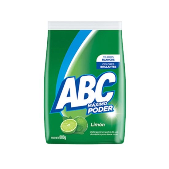 Abc Detergente Polvo Limon 800Gr. - Farmadon - La Farmacia de la Esquina