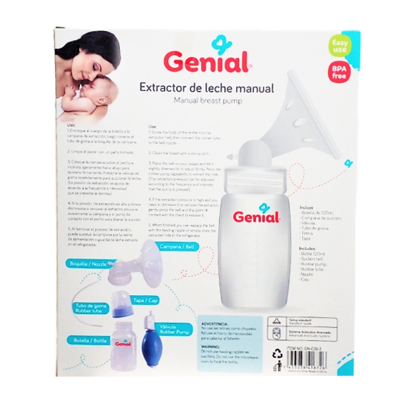 Genial Extractor De Leche Manual. Gn-C39-3 - Farmadon - La Farmacia de ...