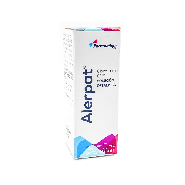 Alerpat Olopatadina 0.1% Solución Oftálmica 5Ml Pharmetique - Farmadon ...