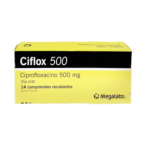 Ciflox Ciprofloxacina 750Mg X 7 Comprimidos Megalabs - Farmadon - La ...