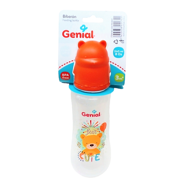 Genial Tetero 8Oz X240Ml/. 3M+. Gn-Fb-8001 - Farmadon - La Farmacia de ...