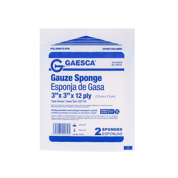 Gasa Esteril (4X4) X 2 Unidades Gaesca - Farmadon - La Farmacia de la ...