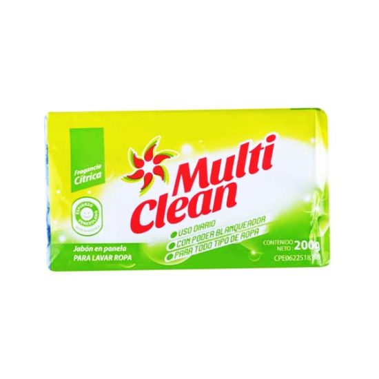 Multi Clean Jabón Fragancia Citrica 200Gr. - Farmadon - La Farmacia de la Esquina