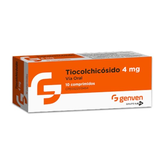 Tiocolchicósido 4mg x 10 Tabletas - Farmamed - Farmadon - La Farmacia ...