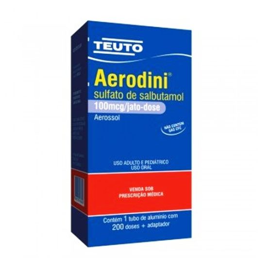 Aerodini Salbutamol Inhalador 100Mcg/200Dosis. Teuto - Farmadon - La ...
