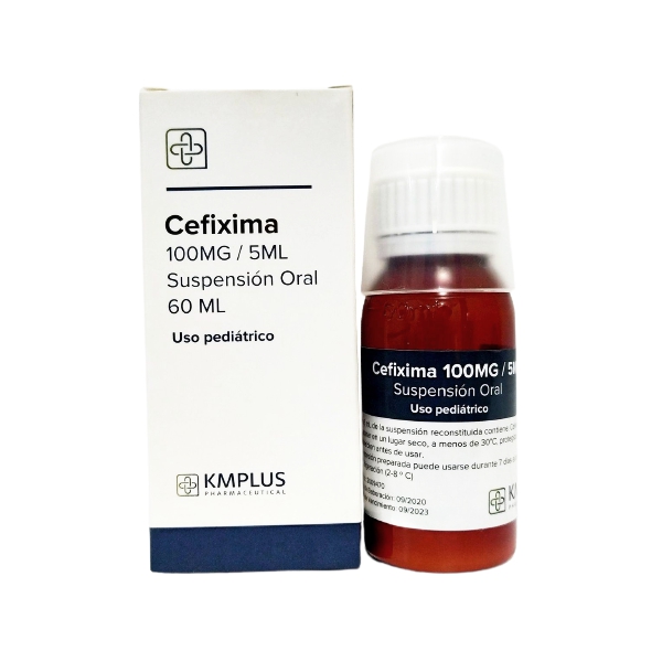 Cefixima Suspensión Polvo 100Mg/5Ml X 60Ml. Kmplus - Farmadon - La ...