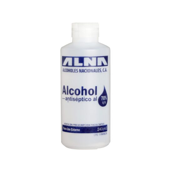 Alcohol Antiseptico 70% 240Ml Alna - Farmadon - La Farmacia de la Esquina