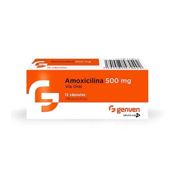 Amoxicilina 500Mg X 12 Cápsulas Genven - Farmadon - La Farmacia de la ...