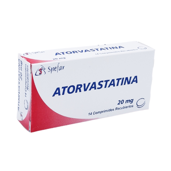 Atorvastatina 20Mg X 14 Comprimidos Spefar - Farmadon - La Farmacia de la Esquina