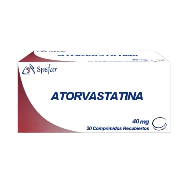 Atorvastatina 40Mg X 20 Comprimidos Spefar - Farmadon - La Farmacia de la Esquina