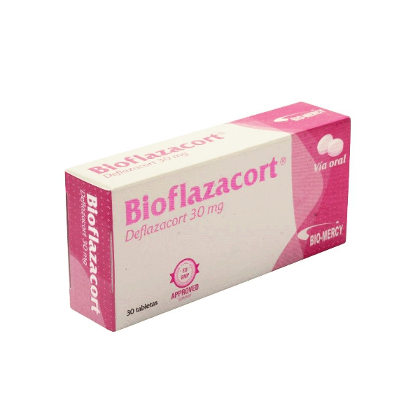 Bioflazacort Deflazacort 30Mg X 30 Tabletas Bio Mercy - Farmadon - La ...
