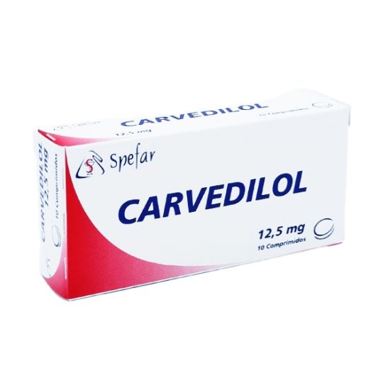 Carvedilol 12.5Mg X 10 Comprimidos Spefar - Farmadon - La Farmacia de ...