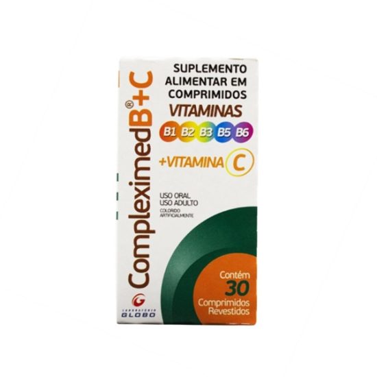 Compleximed B+C Complejo B+Vitamina C X 30 Comprimidos Globo - Farmadon - La Farmacia de la Esquina