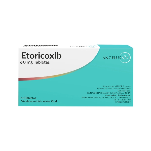 Etoricoxib 60Mg X 10 Tabletas Angelus - Farmadon - La Farmacia de la ...
