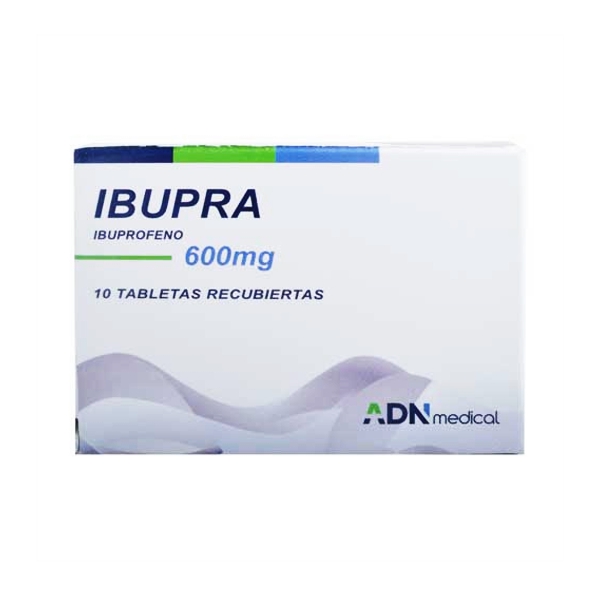 Ibupra Ibuprofeno 600Mg X 10 Tabletas Adn Medical - Farmadon - La ...