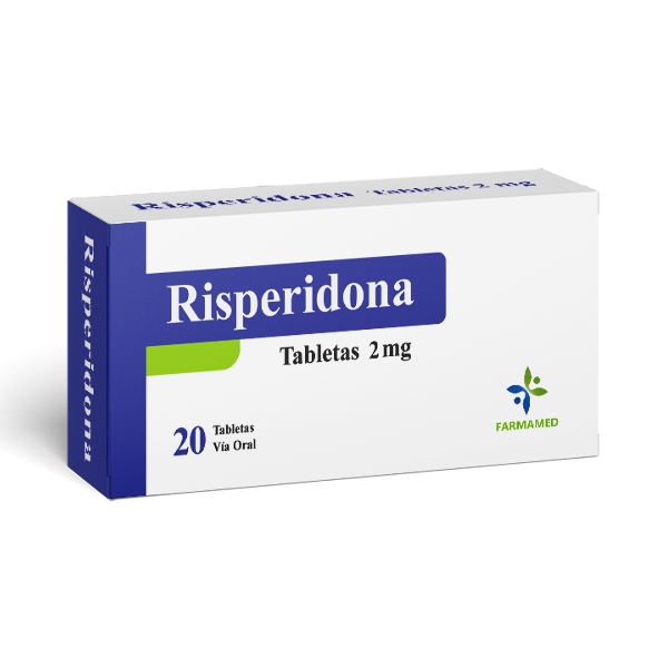 Risperidona 2Mg X 20 Tabletas Farmamed - Farmadon - La Farmacia de la Esquina