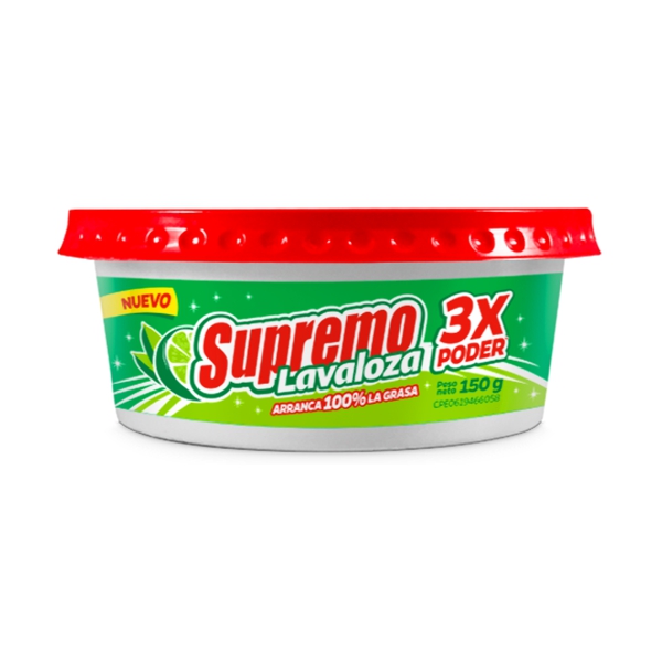 Supremo Lavaloza Crema Límon 150Gr. - Farmadon - La Farmacia de la Esquina