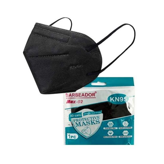 Tapaboca Kn95 Negro Max-02 - Farmadon - La Farmacia de la Esquina