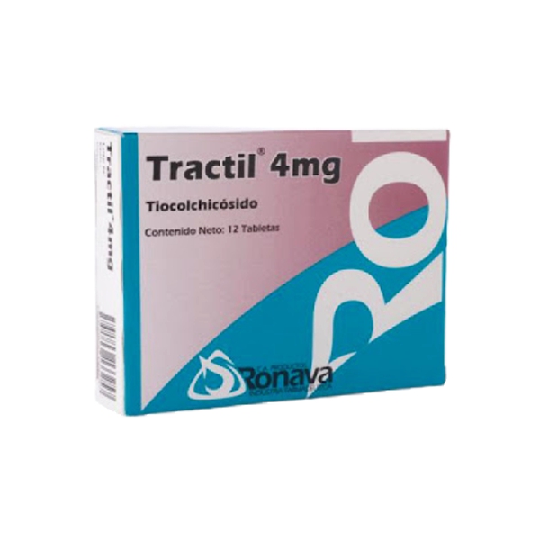 Tractil Tiocolchicósido 4Mg X 12 Comprimidos Ronava - Farmadon - La ...
