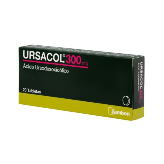 Ursacol Ácido Ursodesoxicólico 300mg x 15 Tabletas - Zambon - Farmadon ...