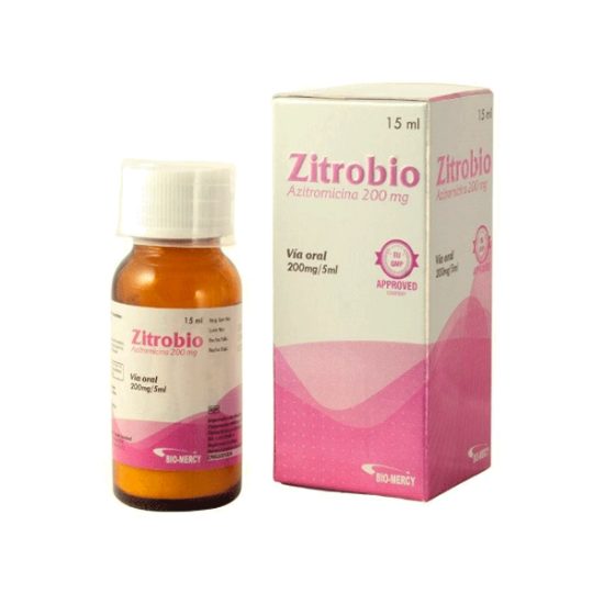 Zitrobio Azitromicina Suspensión Oral 200Mg/5Ml X15Ml. Bio Mercy ...