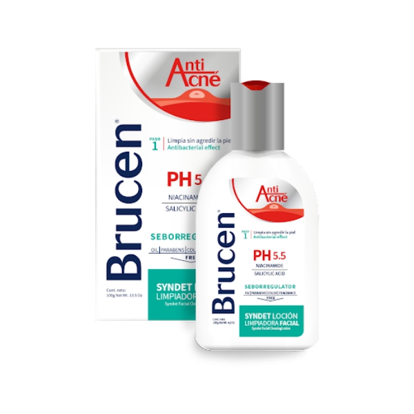 Brucen Paso 1 PH5.5 Loción Limpiadora Facial Antiacne X 120Ml ...