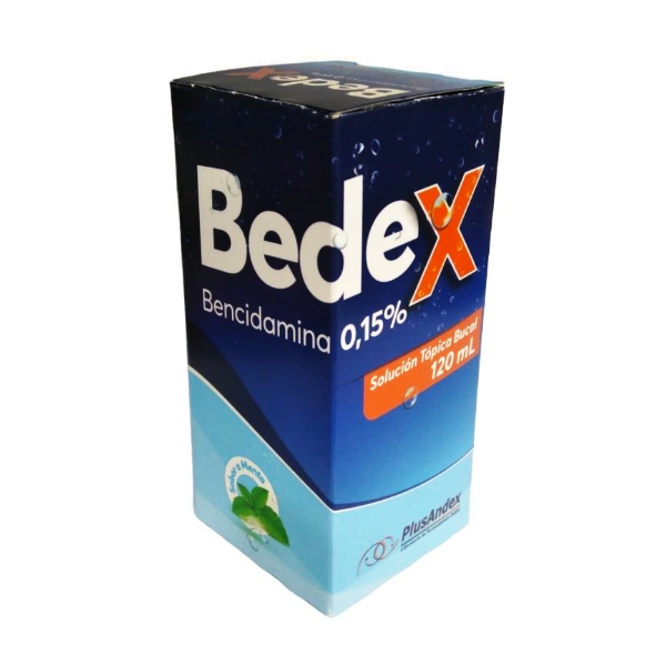 Bedex Bencidamina 0.15% Solución Tópica X 120Ml PlusAndex - Farmadon ...