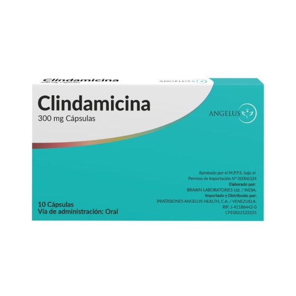 Clindamicina 300Mg X 10 Cápsulas Angelus - Farmadon - La Farmacia de la ...