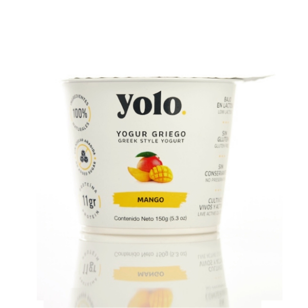 Yolo Yogurt Griego Mango X 150Gr - Farmadon - La Farmacia de la Esquina
