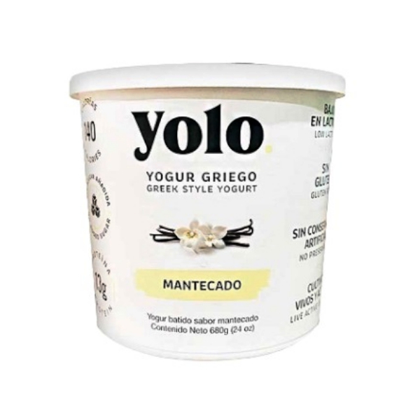 Yolo Yogurt Griego Mantecado X 680Gr - Farmadon - La Farmacia de la Esquina
