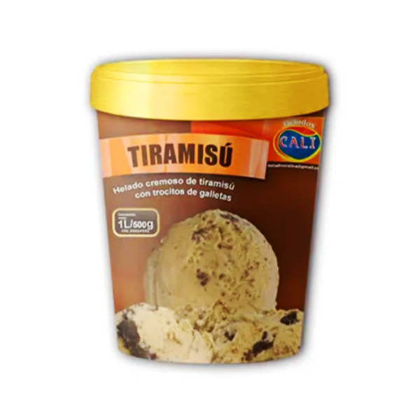 Cali Helado De Pote Tiramisu 1Lt - Farmadon - La Farmacia de la Esquina