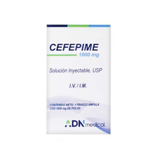 Cefepime Ampolla 1Gr I.M/I.V Zakimed - Farmadon - La Farmacia de la Esquina