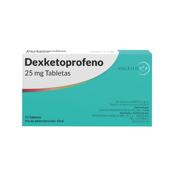 Dexketoprofeno 25Mg X 15 Tabletas Angelus - Farmadon - La Farmacia de ...