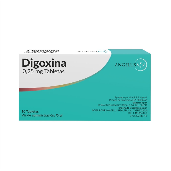 Digoxina 0.25Mg X 30 Tabletas Angelus - Farmadon - La Farmacia de la ...