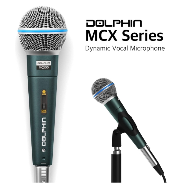 Dolphin Micrófono Con Cable Negro Mcx30 - Farmadon - La Farmacia de la ...