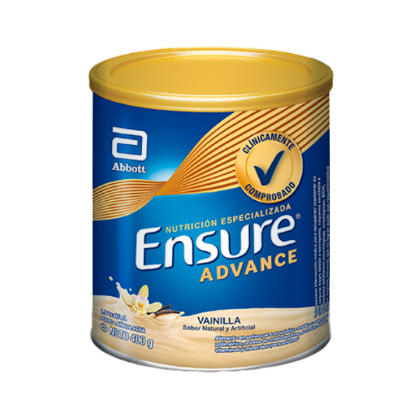Ensure Advance Alimento Polvo Vainilla 400Gr. - Farmadon - La Farmacia de la Esquina