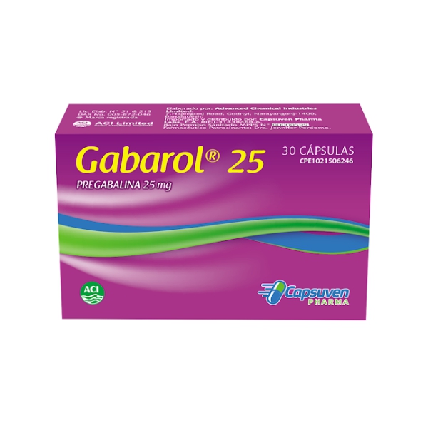 Gabarol Pregabalina 25Mg X 30 Cápsulas Aci Limited - Farmadon - La ...