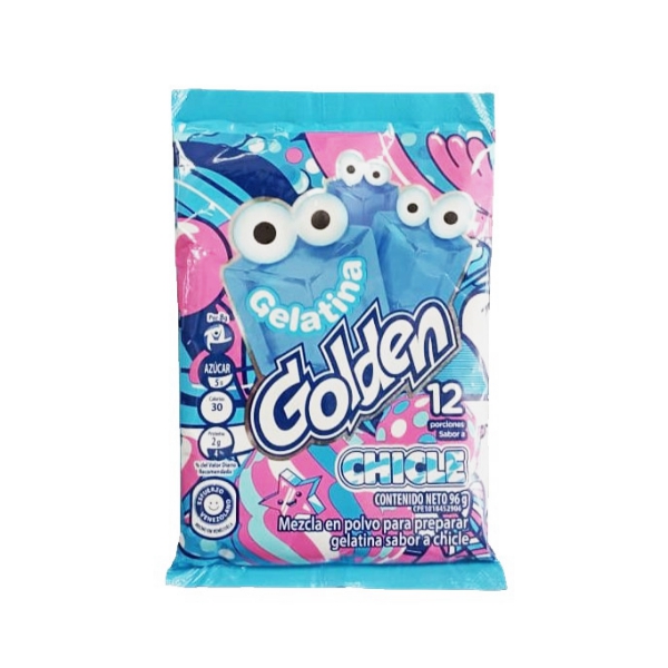 Golden Gelatina Sabor Chicle 96Gr - Farmadon - La Farmacia de la Esquina
