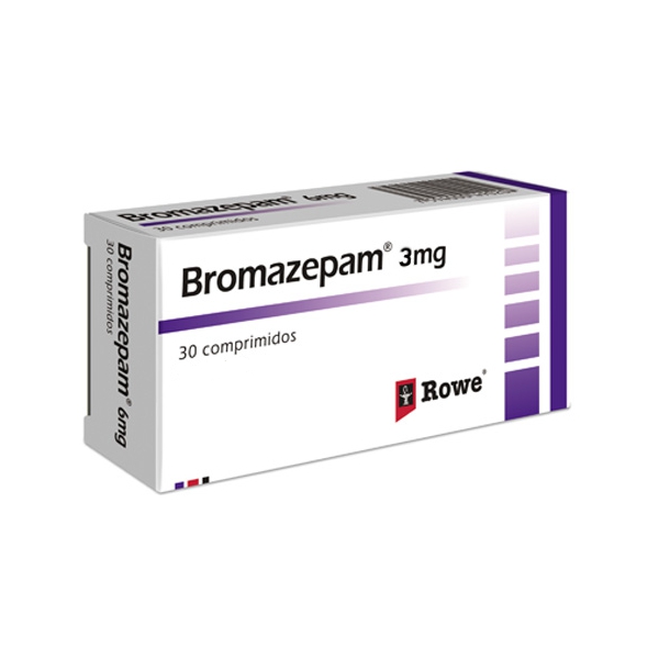 Bromazepam 3Mg X 30 Comprimidos Rowe - Farmadon - La Farmacia de la Esquina